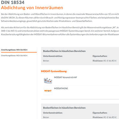DIN 18534 - MOGAT – Sicherheit für Generationen